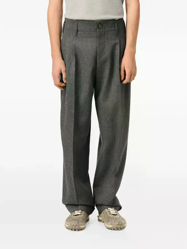 AMI Paris Two-pleats Wool Trousers