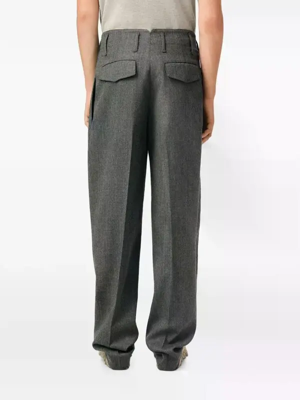 AMI Paris Two-pleats Wool Trousers