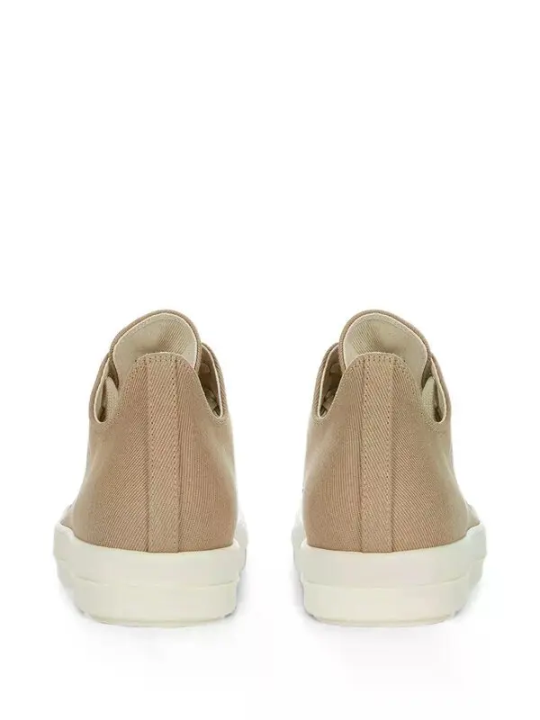 Rick Owens Lace-up Cotton Sneakers