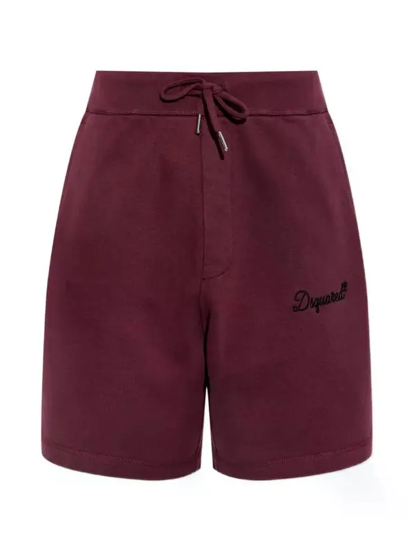 Dsquared2 Logo Embroidered Drawstring Shorts