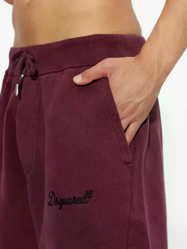 Dsquared2 Logo Embroidered Drawstring Shorts