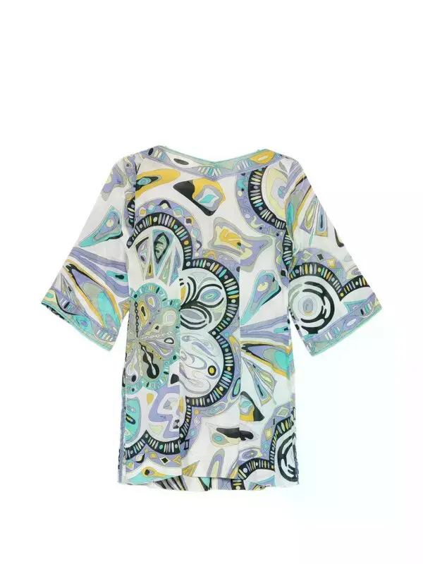 Emilio Pucci Abstract-print Mini Dress