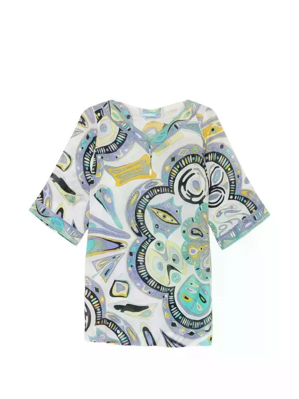 Emilio Pucci Abstract Print Mini Dress