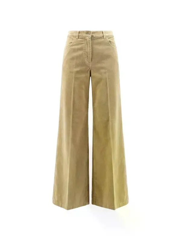 Aspesi Velvet Wide-leg Trousers