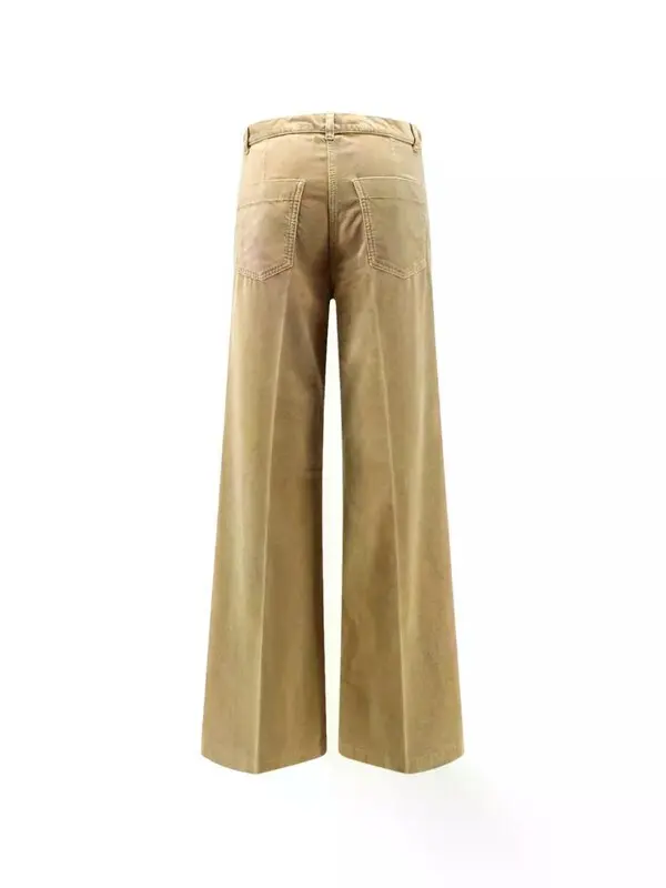 Aspesi Velvet Wide-leg Trousers
