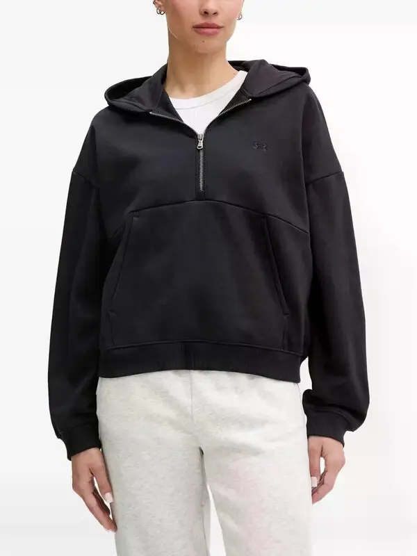 Under Armour Icon Logo-embroidered Half-zip Hoodie