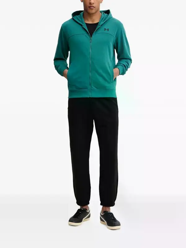 Under Armour Rival Zip-up Logo-embroidered Hoodie