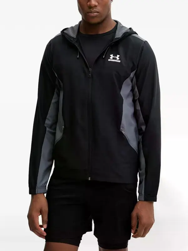 Under Armour Tech™ Sport Woven Colour-block Drawstring-hood Jacket