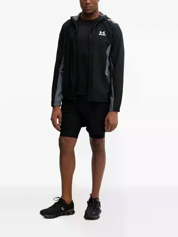 Under Armour Tech™ Sport Woven Colour-block Drawstring-hood Jacket