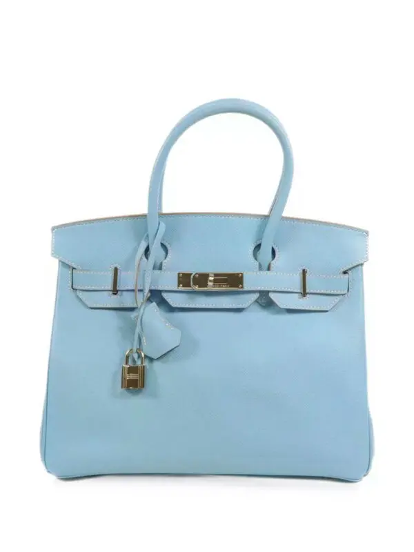 Hermès 30 Birkin Handbag - Blue