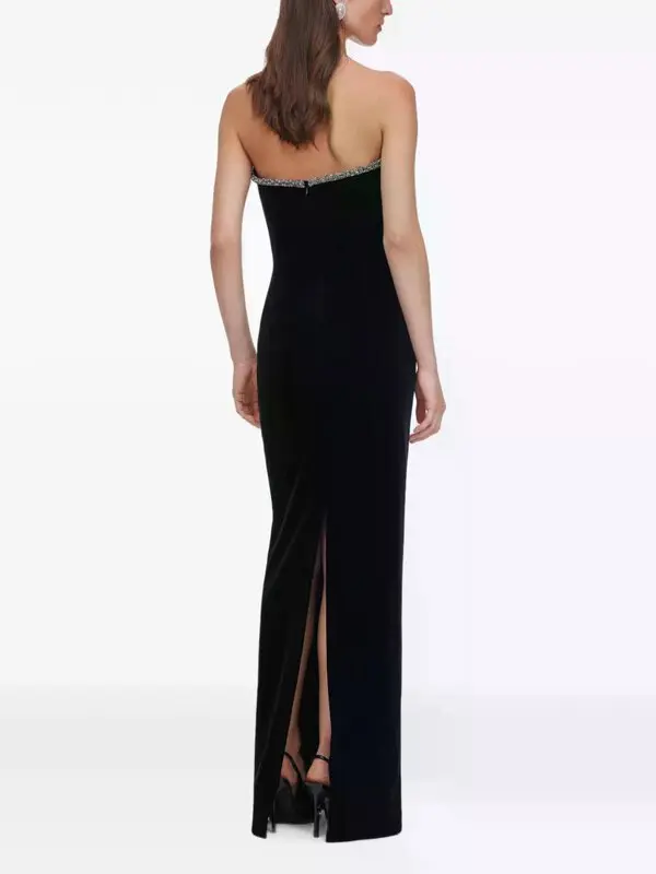 SELF-PORTRAIT Velvet Maxi Dress