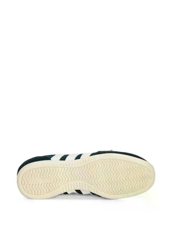Adidas Suede-panelled 3-stripe Ballet Flats