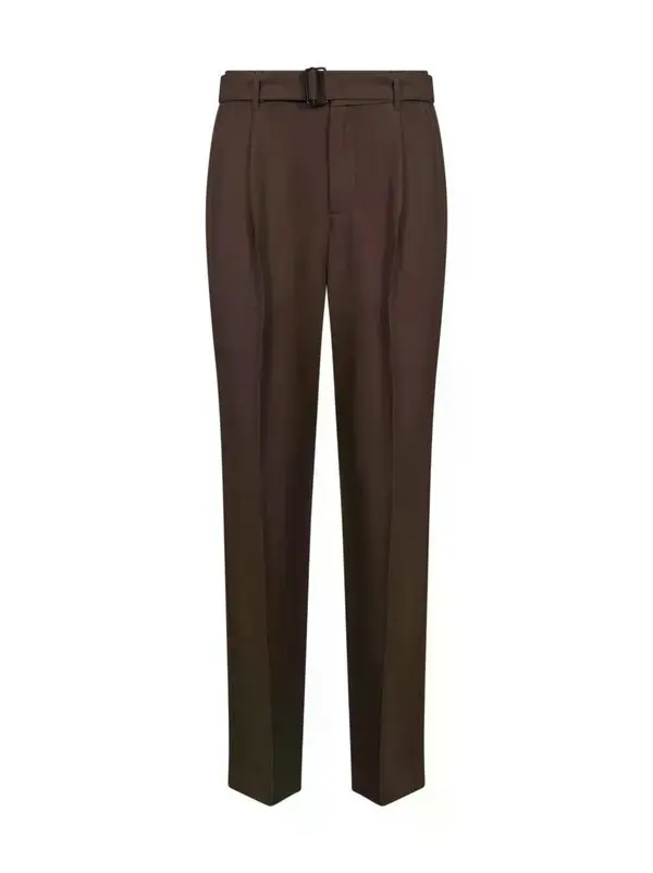Simkhai Elvis Belted Pleated Tailored Trousers