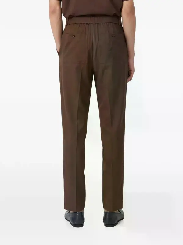 Simkhai Elvis Belted Pleated Tailored Trousers