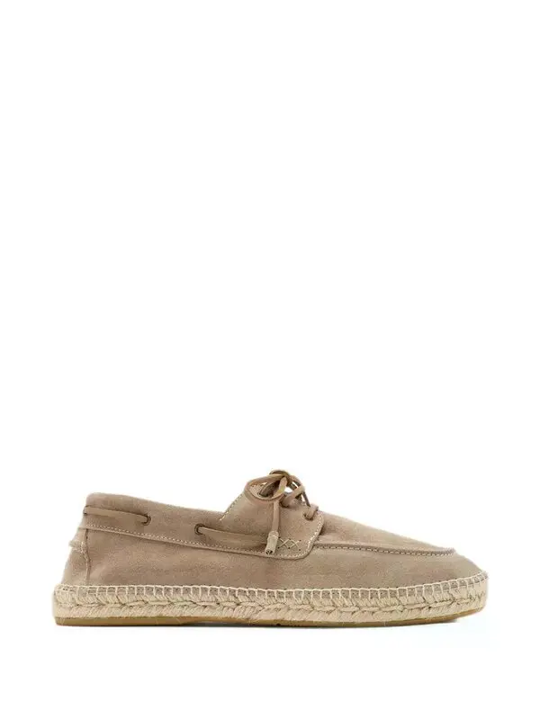 FORSA Enzo Lace-up Espadrilles - Brown