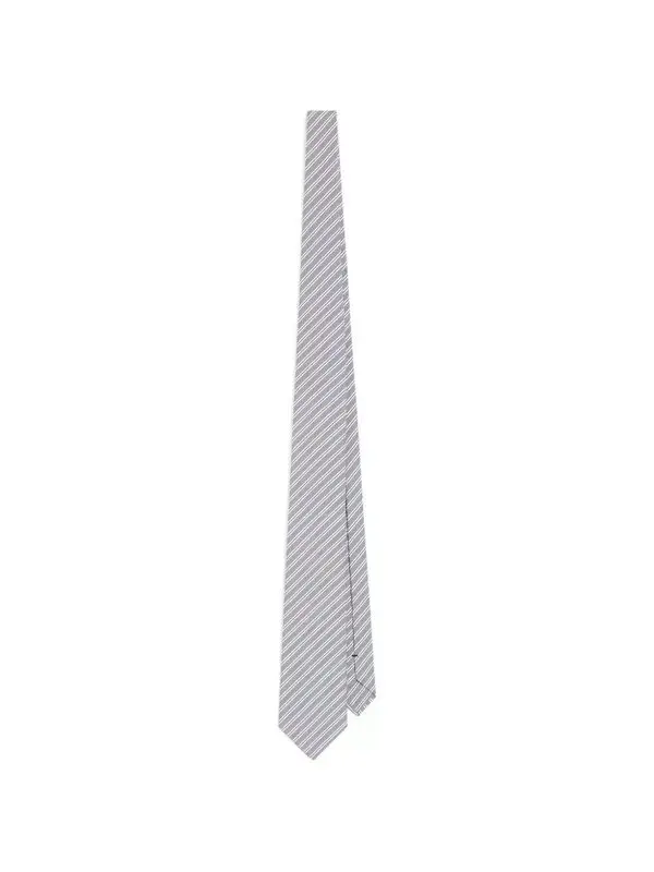 Dolce & Gabbana Striped Poplin Tie