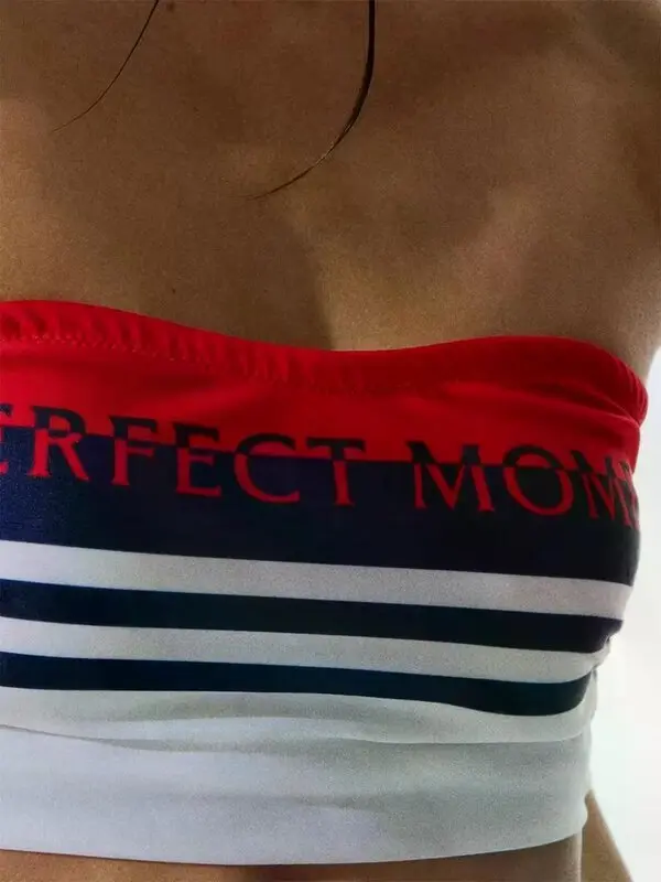 Perfect Moment Stripe Bikini Top
