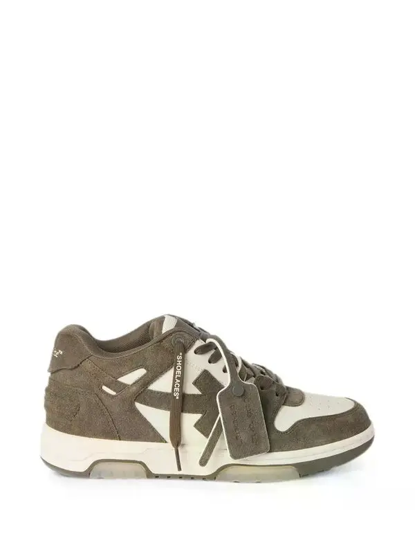 Off-White Out Of Office Panelled Sneakers - Green