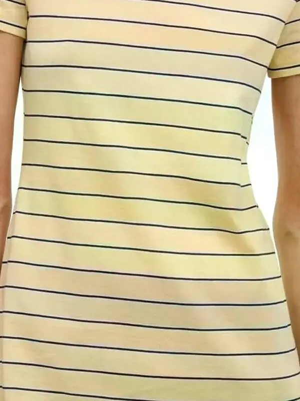 Staud Wade" Striped Mini Dress - Yellow