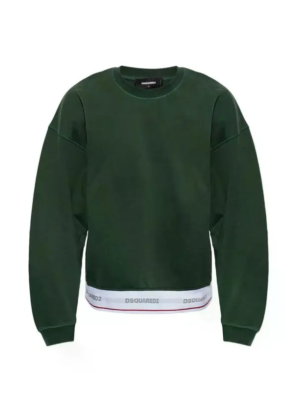Dsquared2 Logo-waistband Sweatshirt - Green