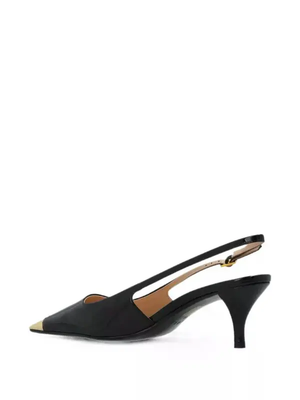 Furla Metal-cap-toe Slingback Pumps