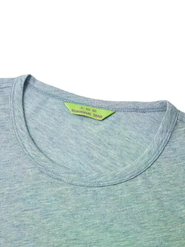 Shanghai Tang Shou Embroidered T-shirt - Grey