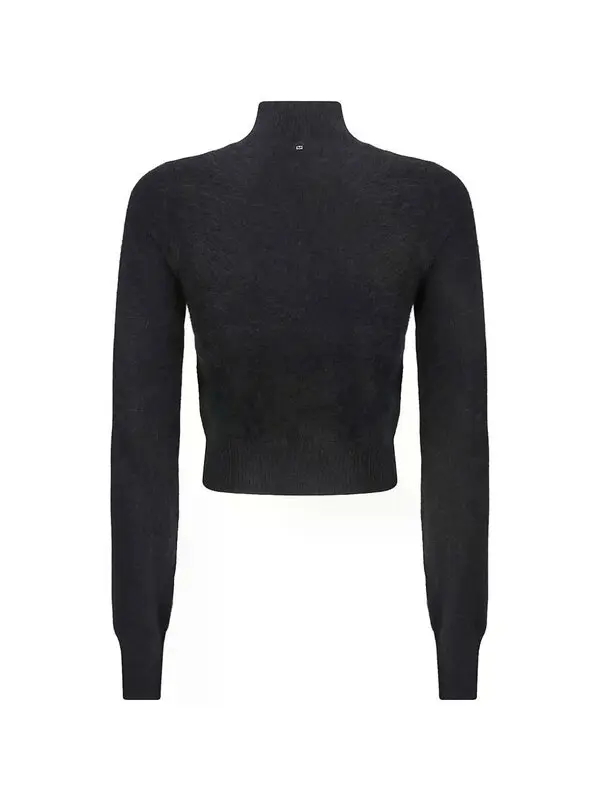 Sportmax High-neck Cashmere Sweater - Black