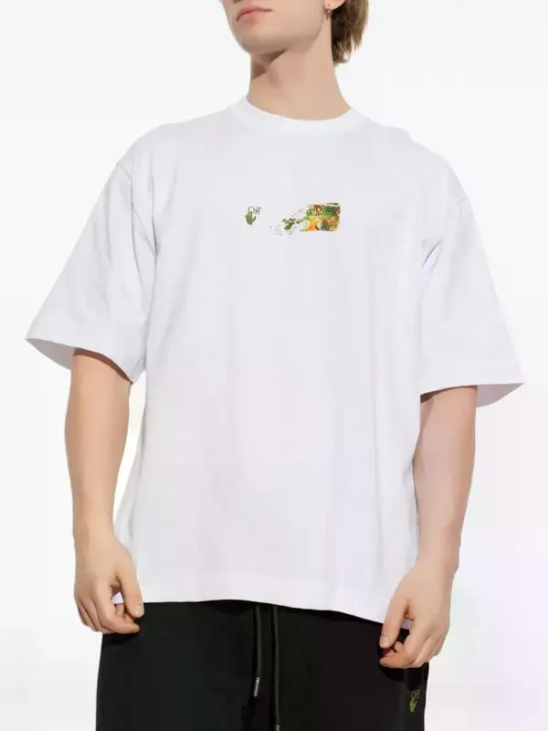 Off-White Logo-print Cotton T-shirt