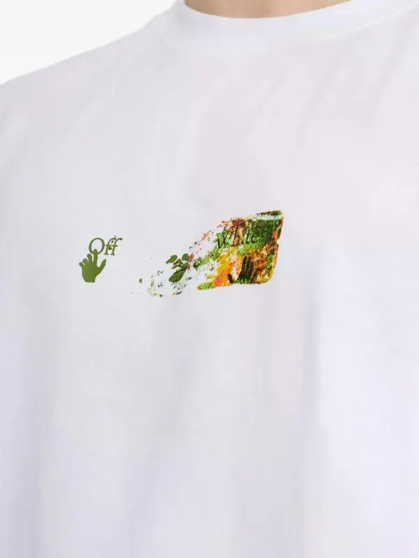 Off-White Logo-print Cotton T-shirt