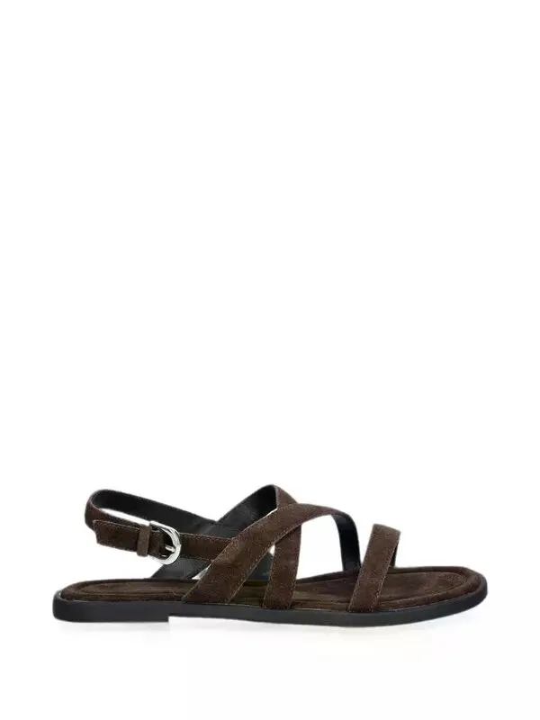 VAGABOND SHOEMAKERS Zaida Crossover-strap Buckled Sandals - Brown
