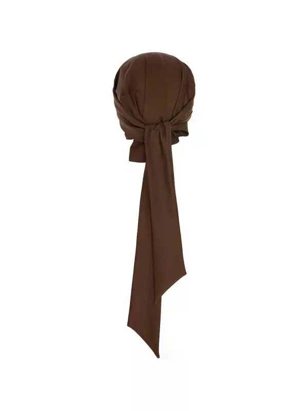 NOIRE SWIMWEAR Draped Head Scarf