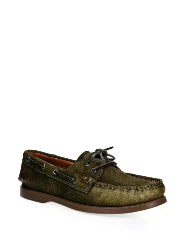VAGABOND SHOEMAKERS Loui Lace-up Suede Boat Shoes