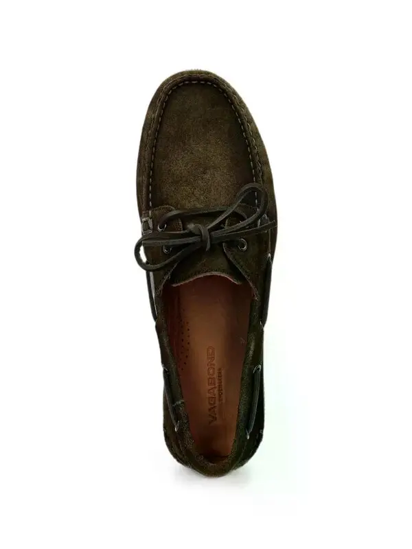 VAGABOND SHOEMAKERS Loui Lace-up Suede Boat Shoes