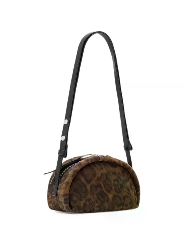 ALLSAINTS Rosalie Leopard Leather Crossbody Bag