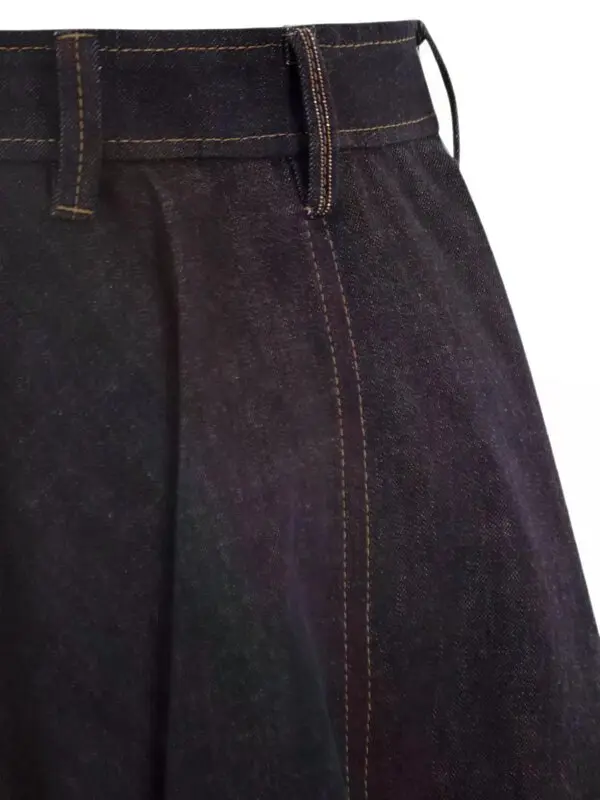 Brunello Cucinelli Monili-embellished Flared Midi Skirt