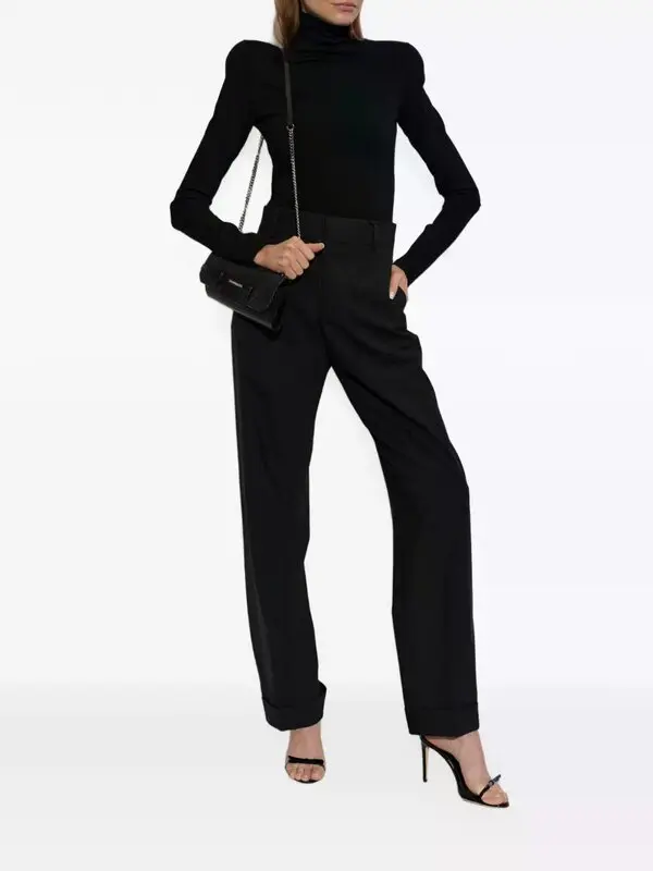 Dsquared2 Shoulder-pad Turtleneck Top