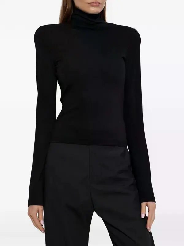 Dsquared2 Shoulder-pad Turtleneck Top
