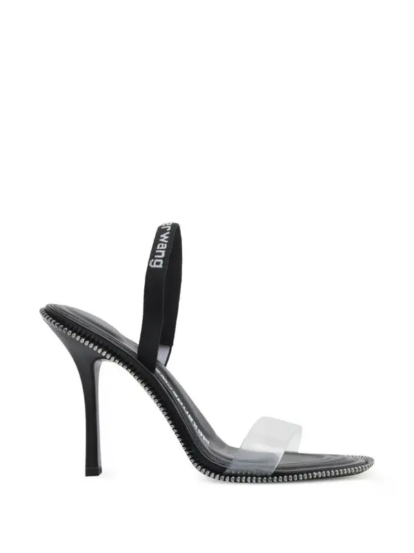 Alexander Wang Nova Stud-embellished Sandals - White