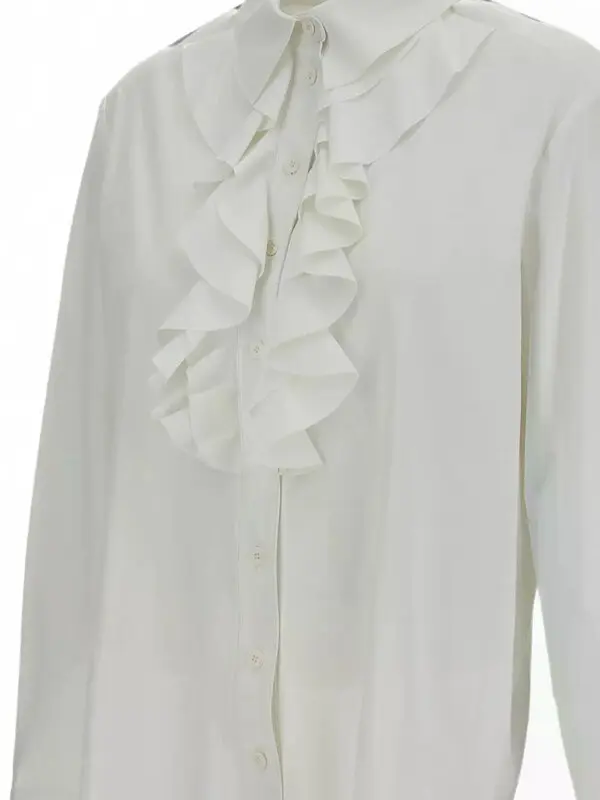 IRIE' Ruffled-trim Long-sleeve Shirt