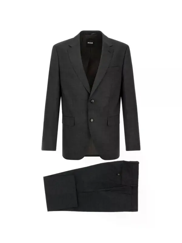 BOSS Micro-pattern Single-breasted Suit