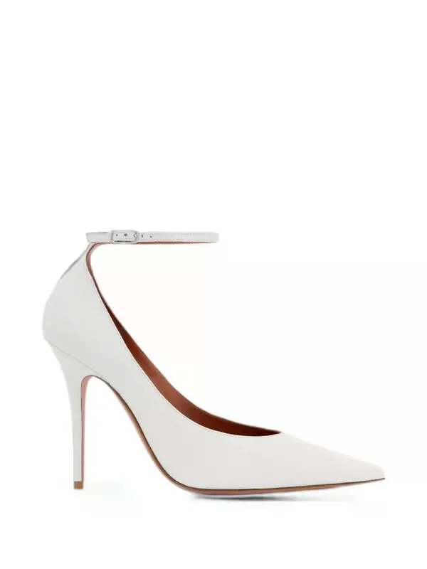 Amina Muaddi Anok Buckle-fastening Pumps - White