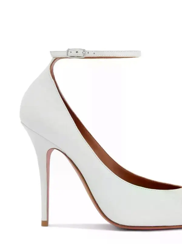 Amina Muaddi Anok Buckle-fastening Pumps - White