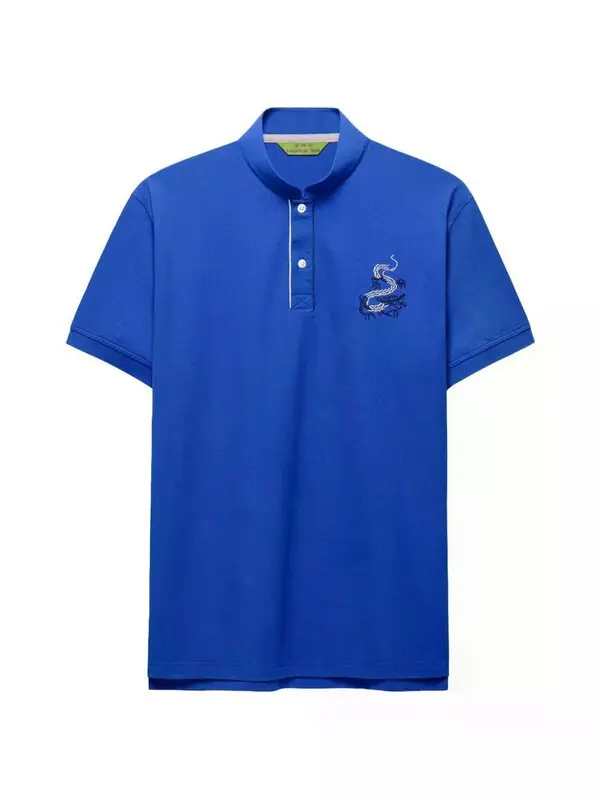 Shanghai Tang Tang Dragon Cotton Polo Shirt