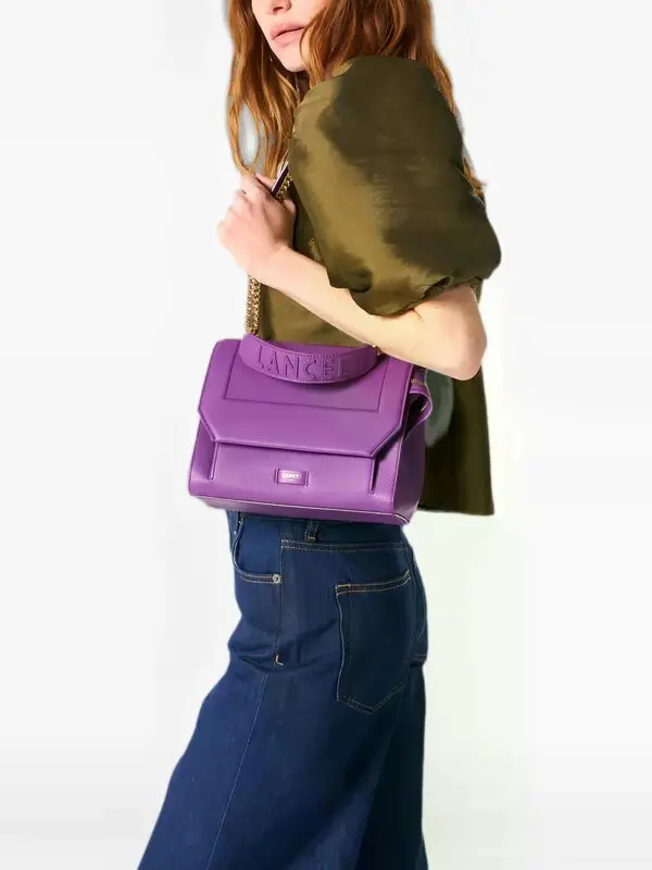 LANCEL Ninon Leather Shoulder Bag