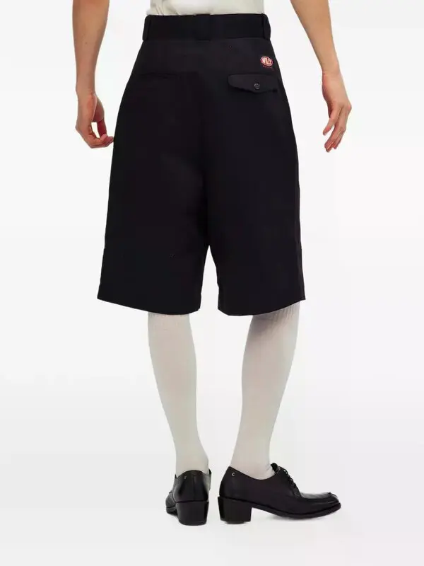 WILLY CHAVARRIA Borracho Pleated Wide-leg Shorts