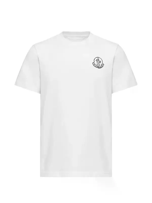 Moncler Cotton Jersey Logo Patch T-shirt
