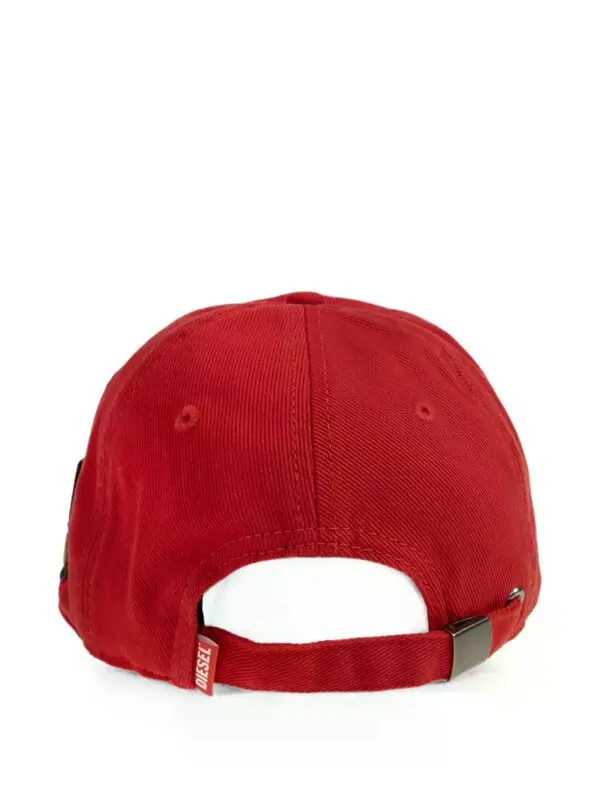 DIESEL® C-scud Patch Detail Baseball Cap - Red