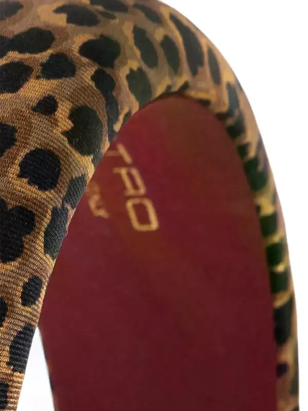 Etro Leopard-print Padded Headband - Brown