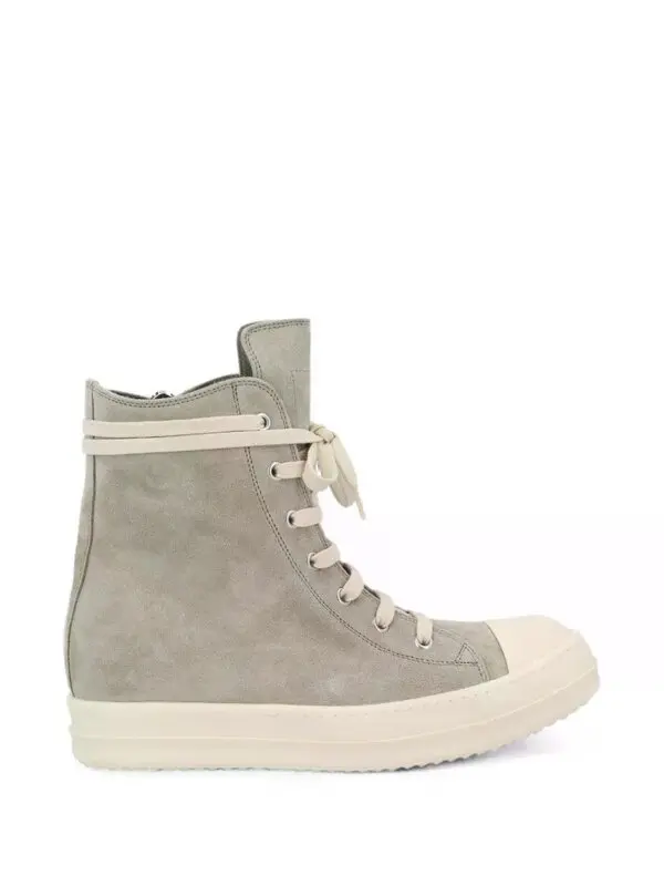 Rick Owens High-top Suede Sneakers