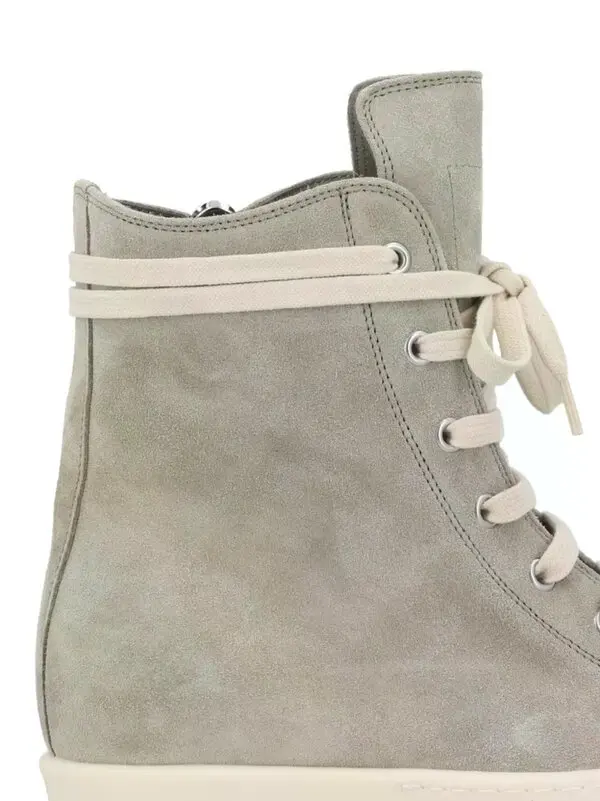 Rick Owens High-top Suede Sneakers